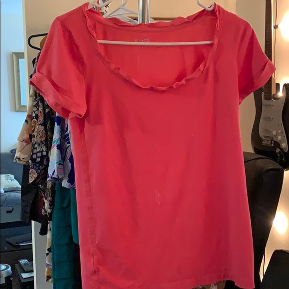 LOFT | Tops | Loft Pink Tee | Poshmark